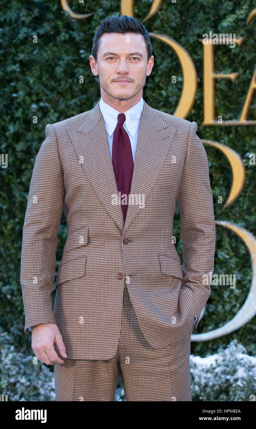 Luke Evans attending the UK launch event of Beauty and the Beast at ...