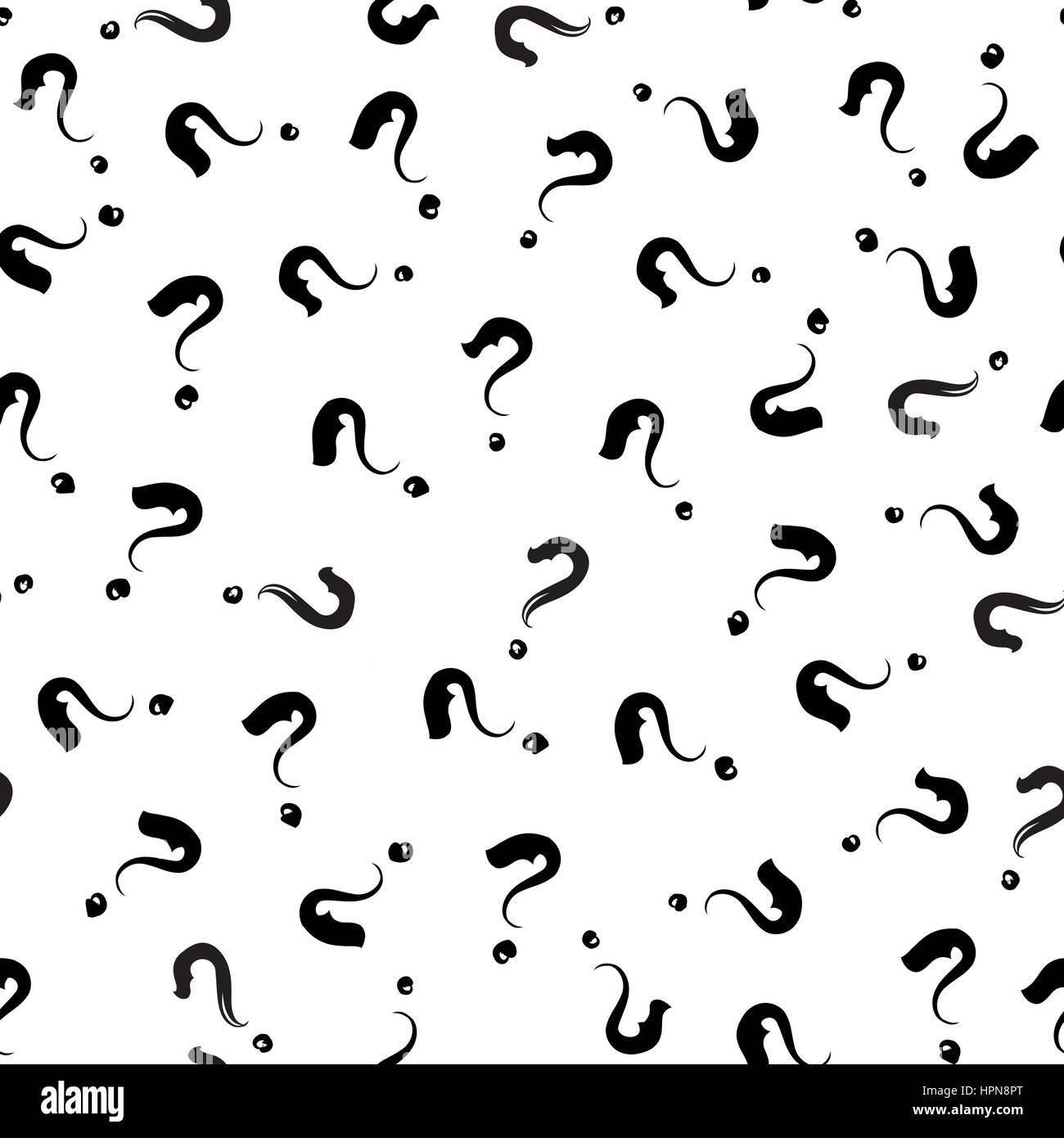 Abstract symbol white ornament. Exclamation mark seamless pattern ...