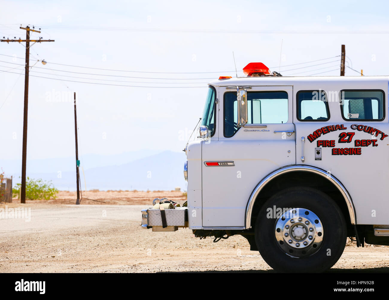 Fire department truck riverside hi-res stock photography and images - Alamy
