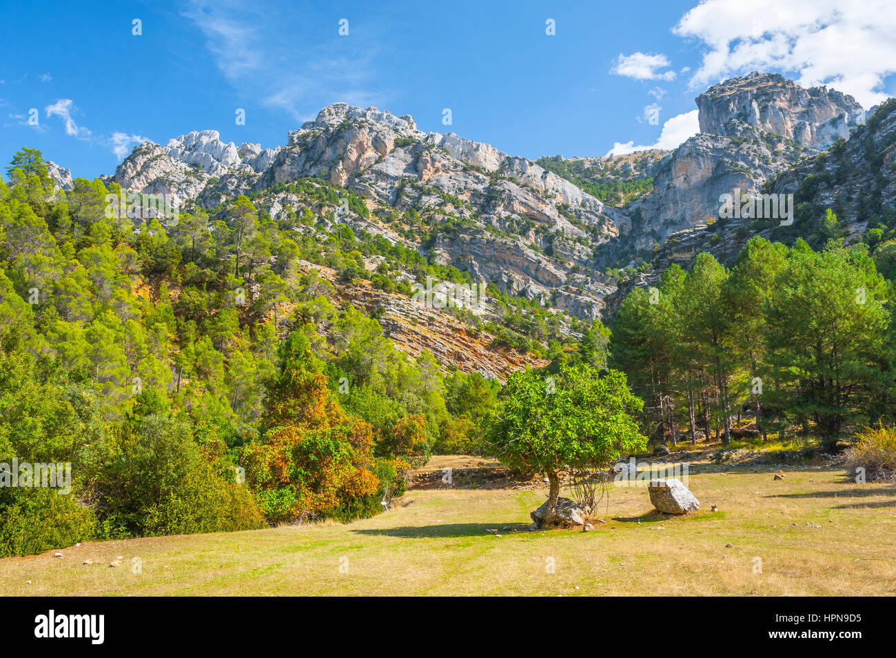Parque natural de las sierras de cazorla segura las villas hi-res stock ...