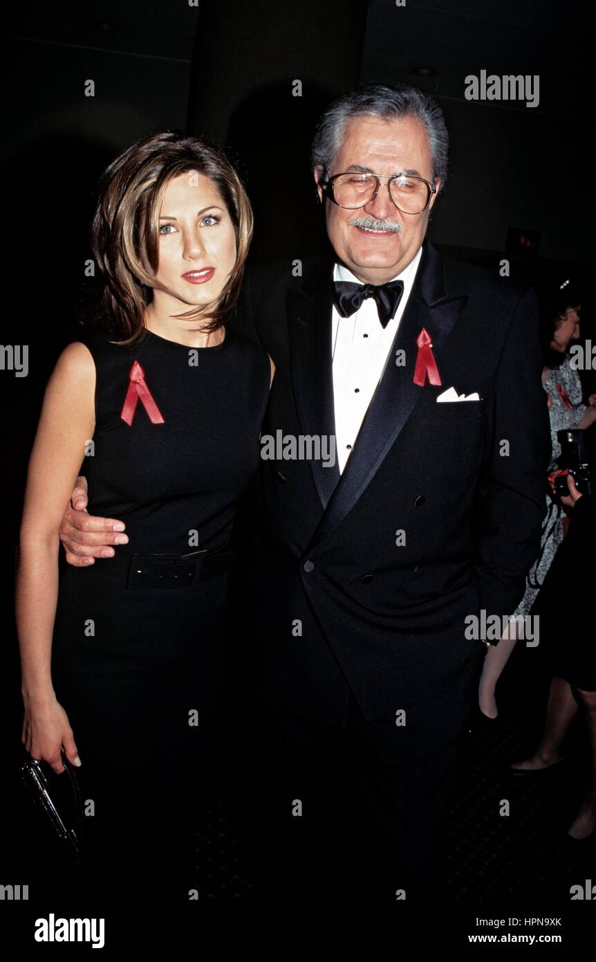 Jennifer Aniston And Father High Resolution Stock Photography and ...
