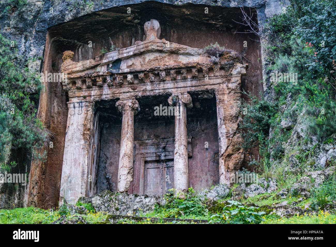 Rock Carved Tombs Turkey High Resolution Stock Photography and Images ...