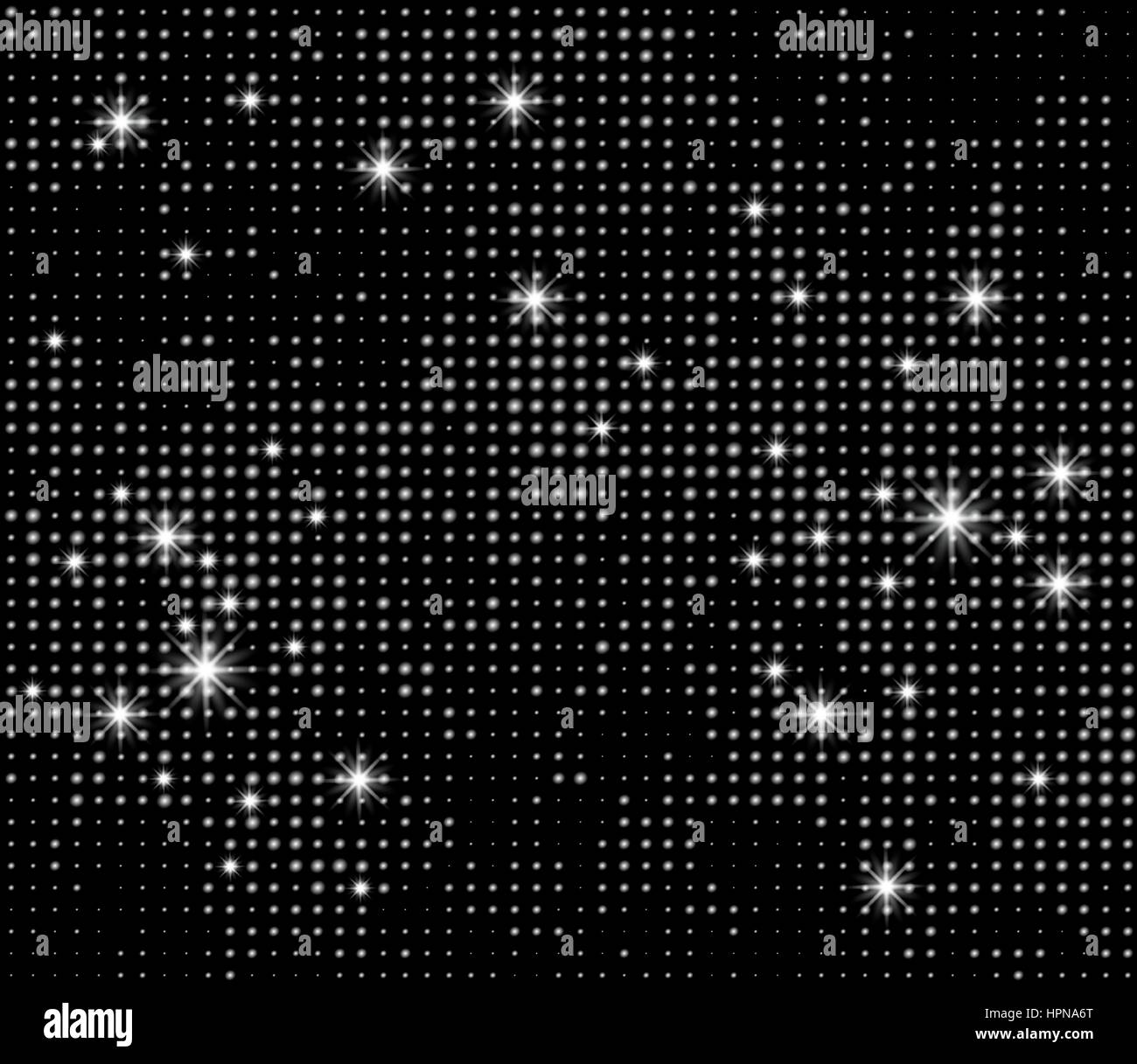 Vector Illustration With Four Halftone Patterns Bstract Vector Background Stock Vector Image