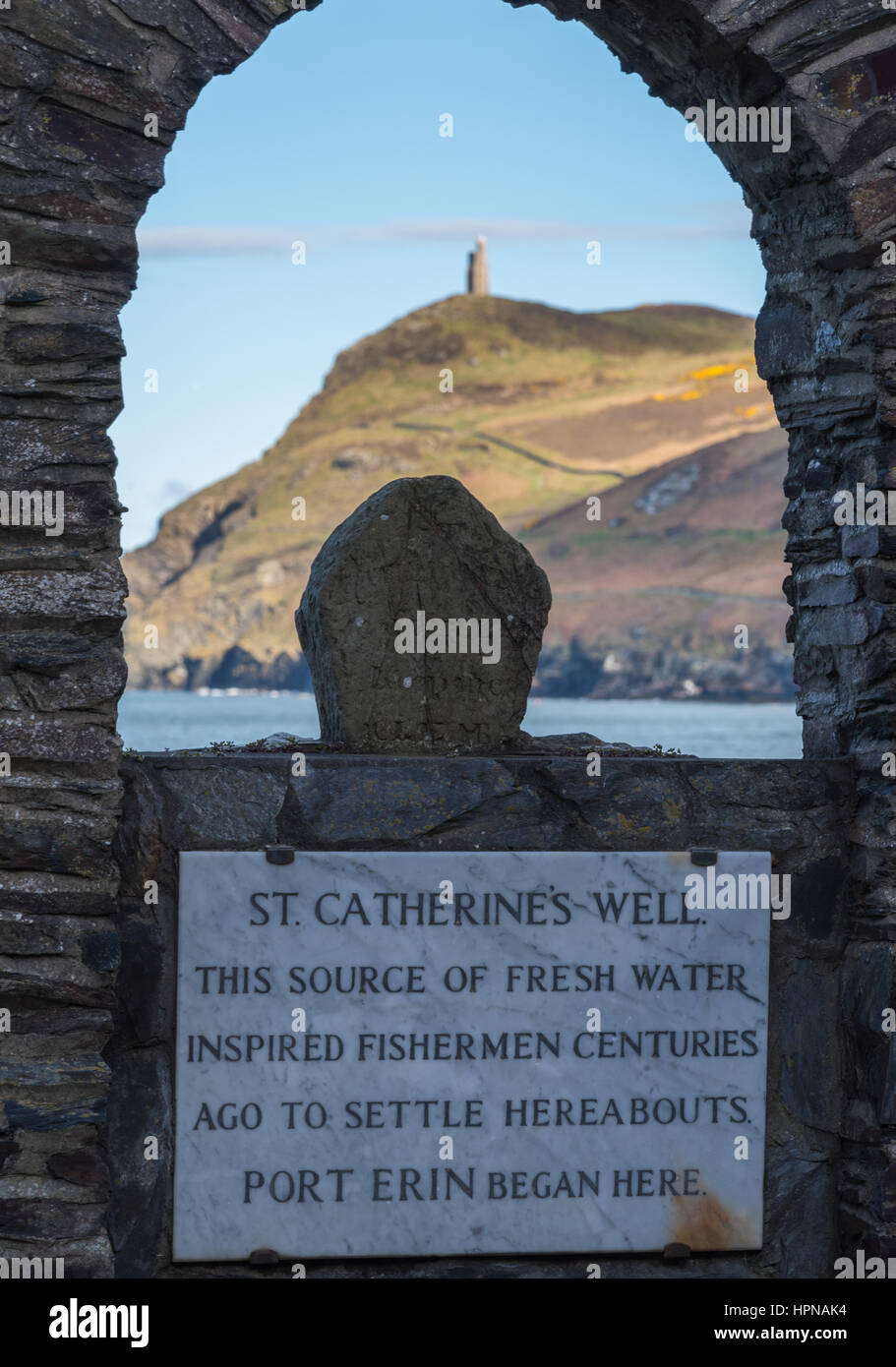 St Catherine's Well, Port Erin, Isle of Man Stock Photo - Alamy