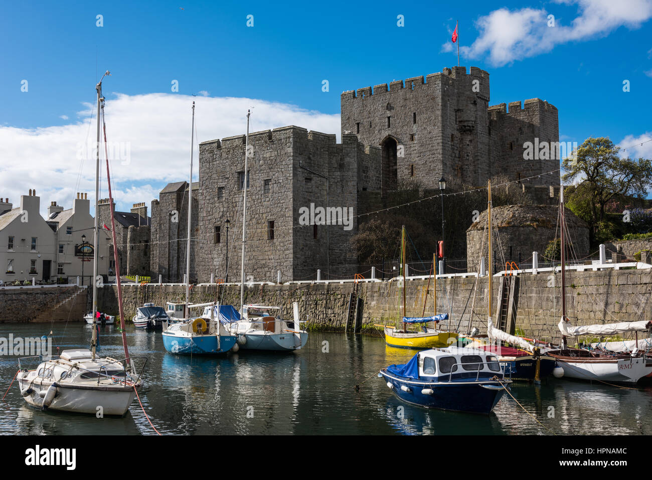 Castle Rushen, Castletown, Isle of Man Stock Photo - Alamy