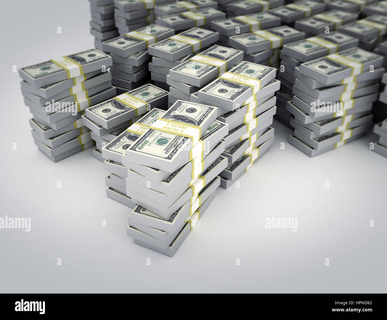 Stacks of dollar. business finance background Stock Photo - Alamy