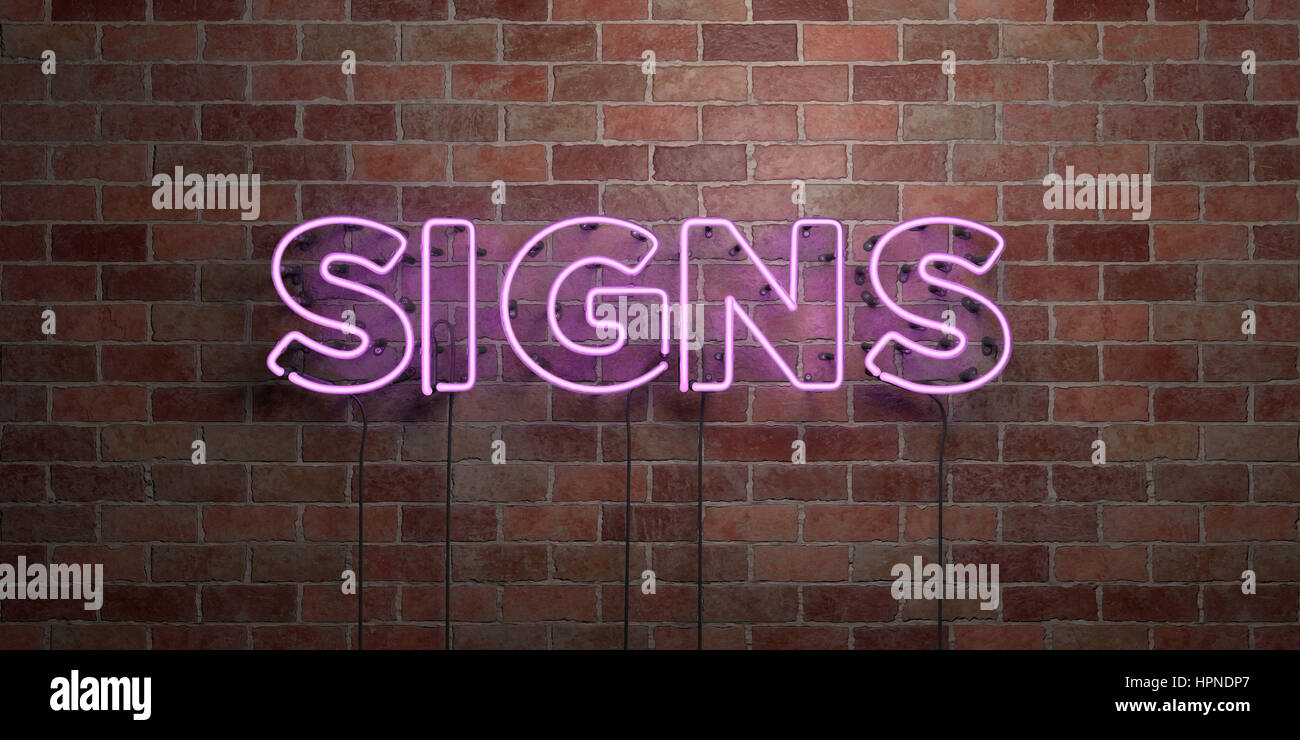 Fluorescent signs hi-res stock photography and images - Alamy
