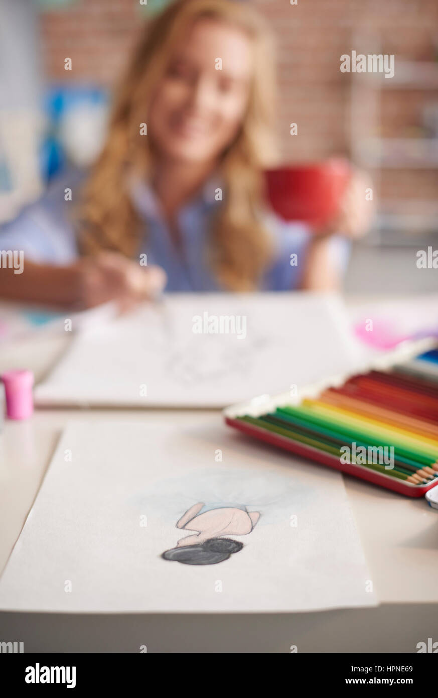 Beautiful pictures of creative woman Stock Photo - Alamy