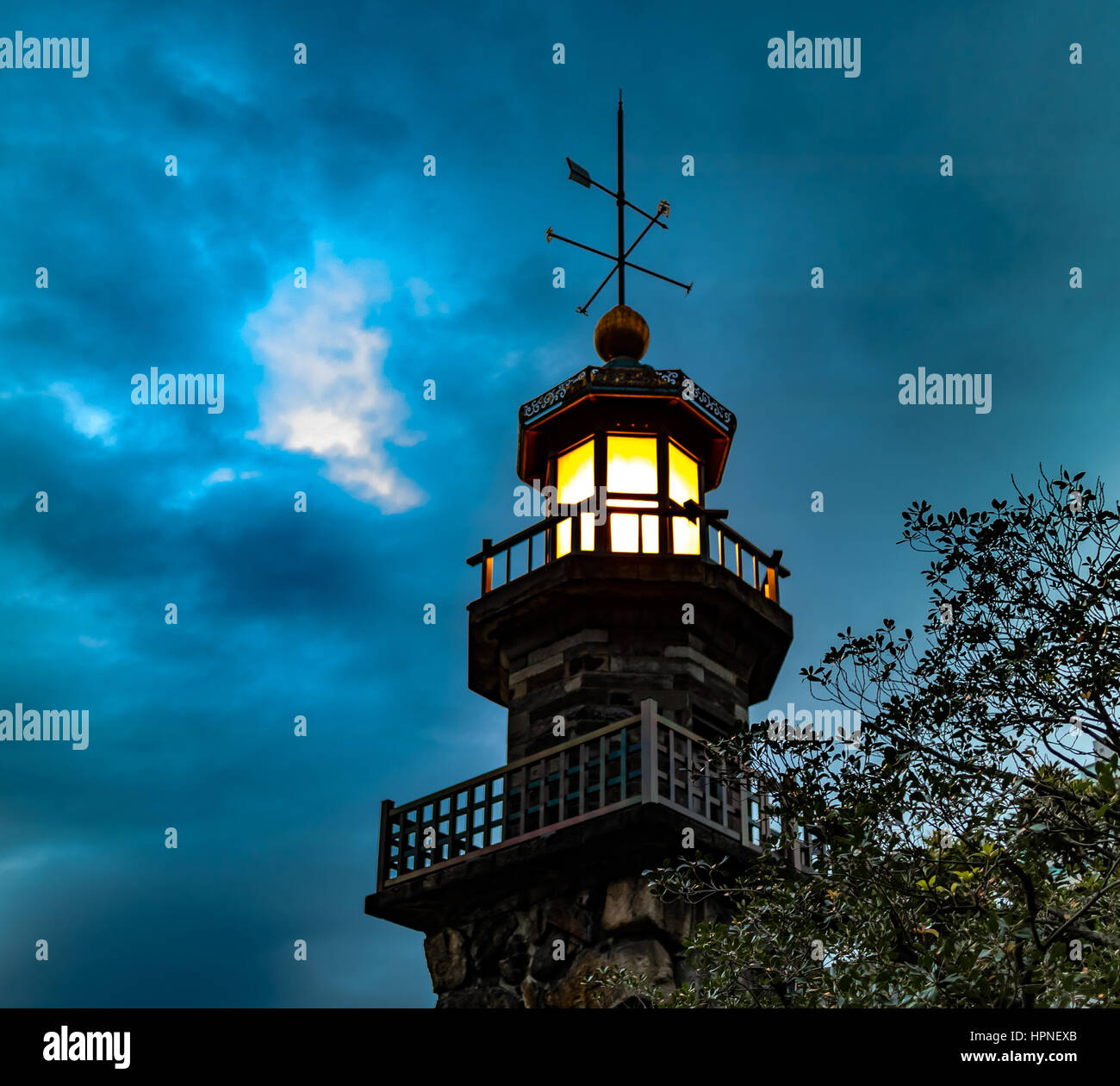A lighthouse like structure built in the middle of Tokyo, always ...