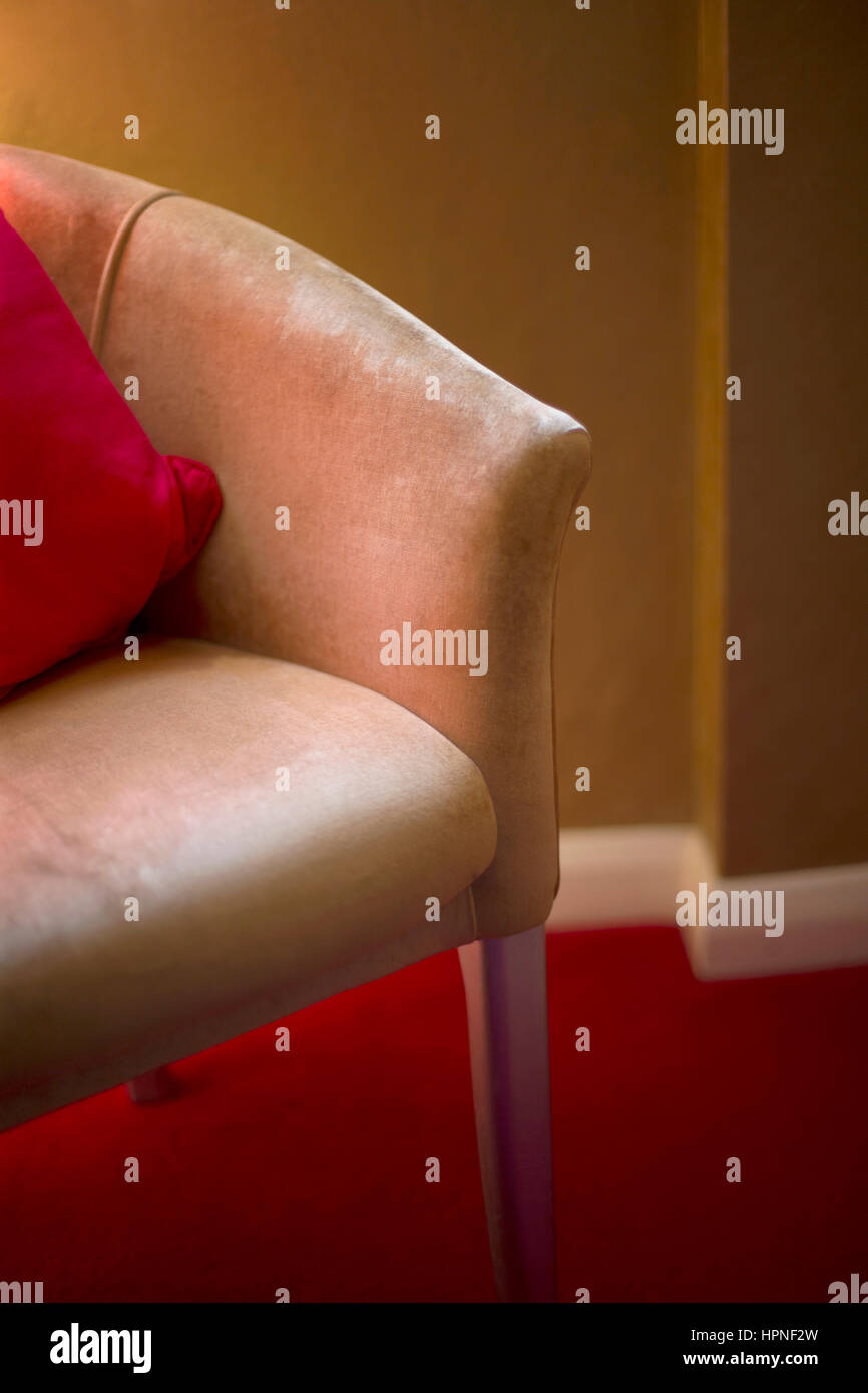 Chair in a hotel room Stock Photo - Alamy