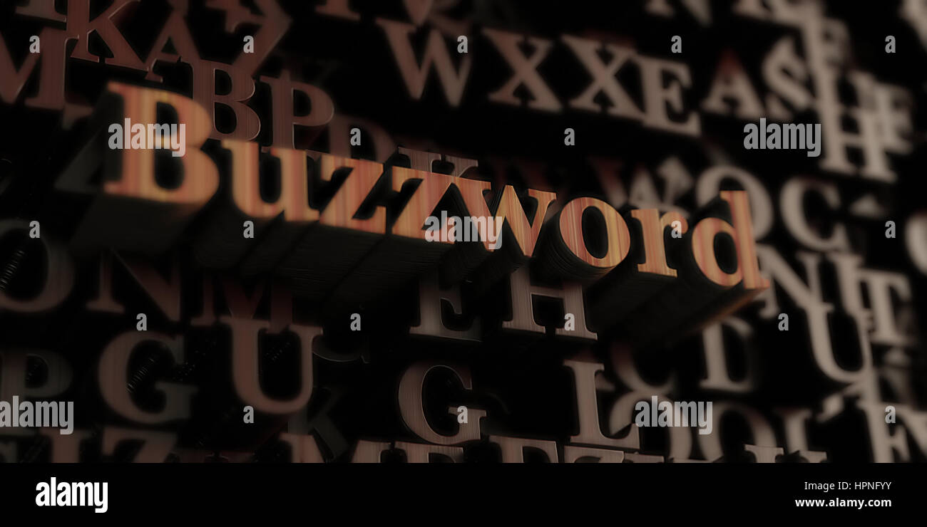 Buzzword - Wooden 3D rendered letters/message. Can be used for an ...