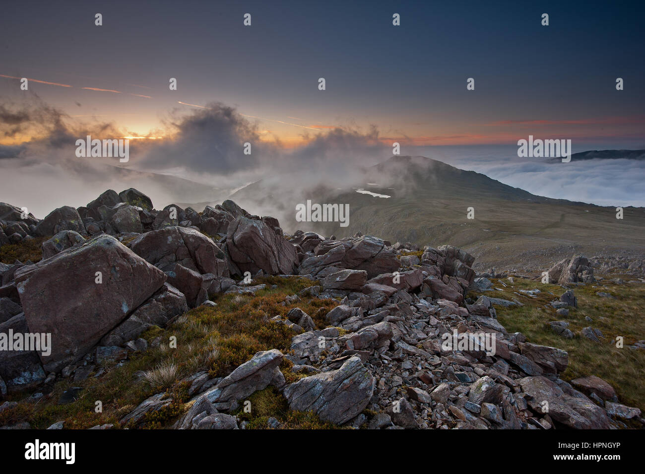 Tryfan and the glyders hi-res stock photography and images - Alamy