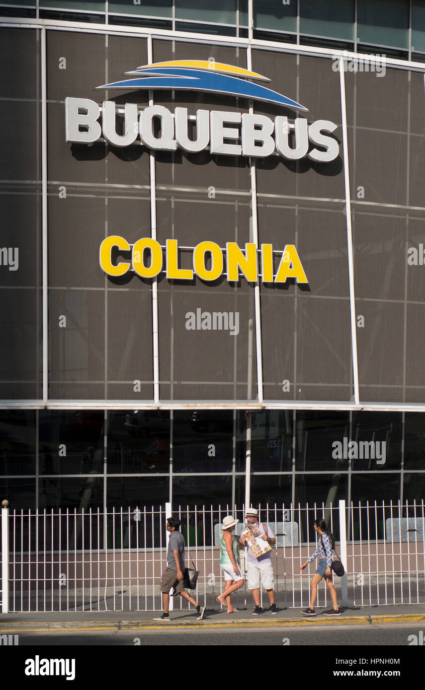 The Buquebus terminal for ferries to Uruguay at Puerto Madero, Buenos ...