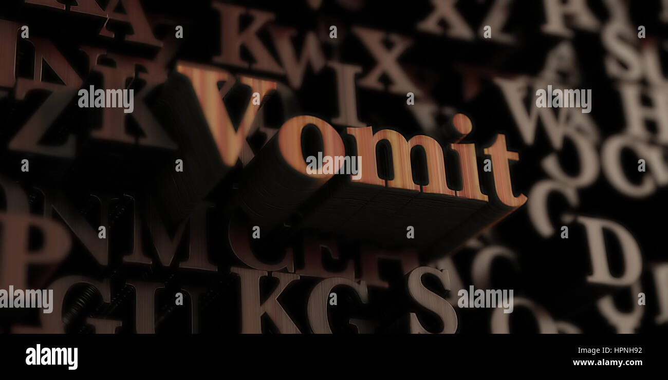 vomit - Wooden 3D rendered letters/message. Can be used for an online ...