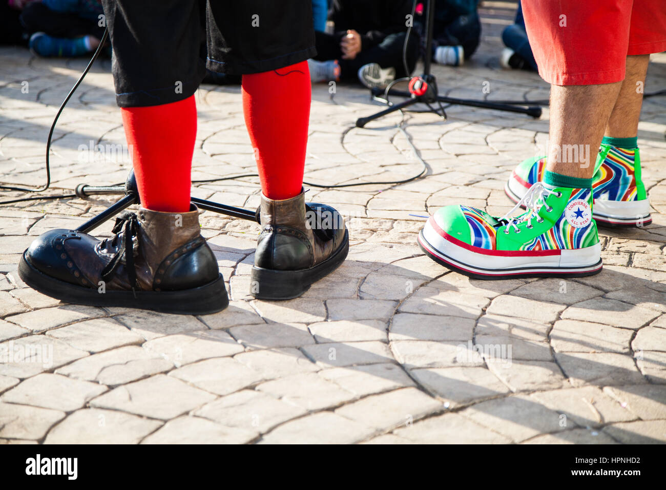 Converse Clown Shoes