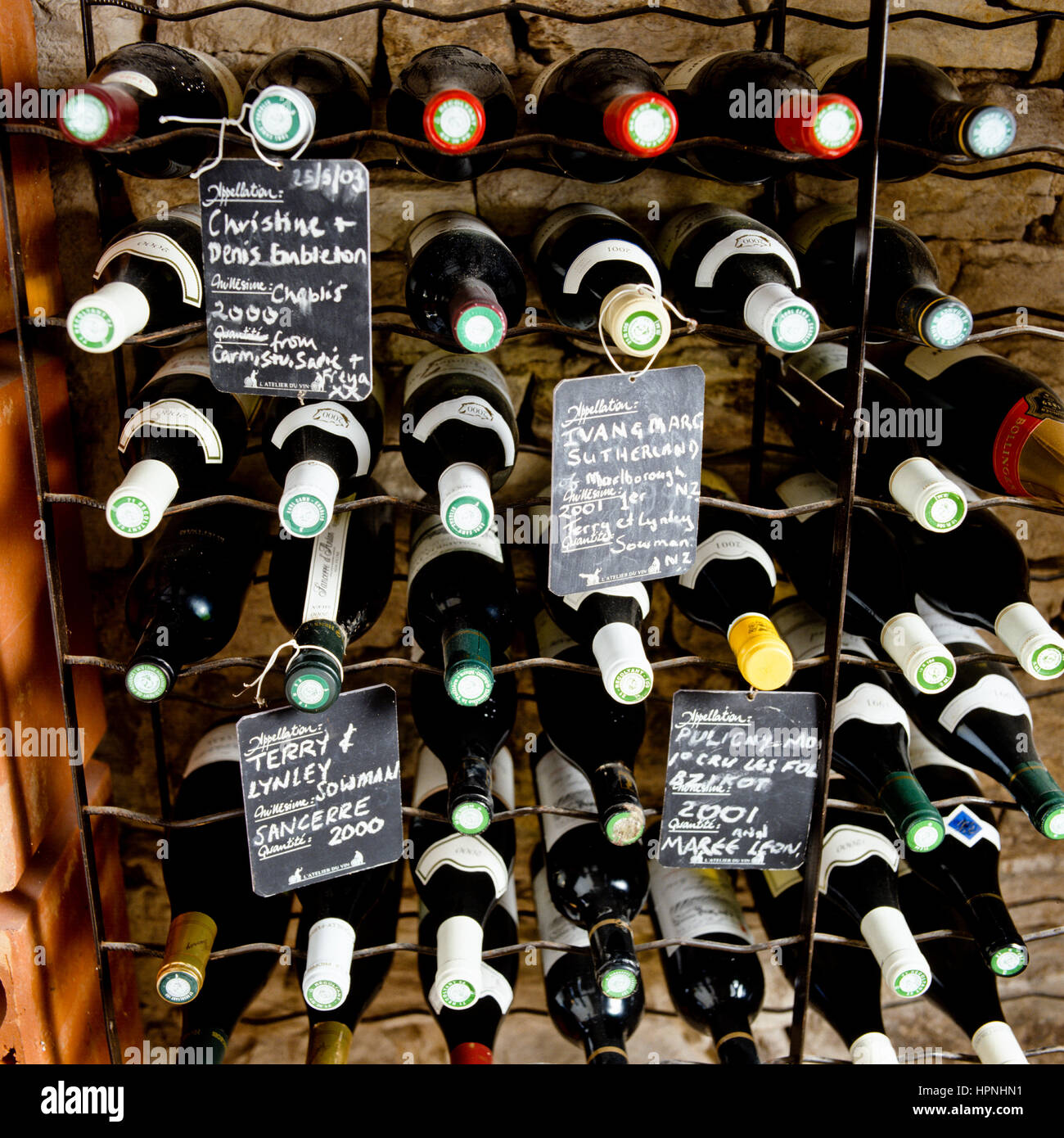 Wine rack hi-res stock photography and images - Alamy