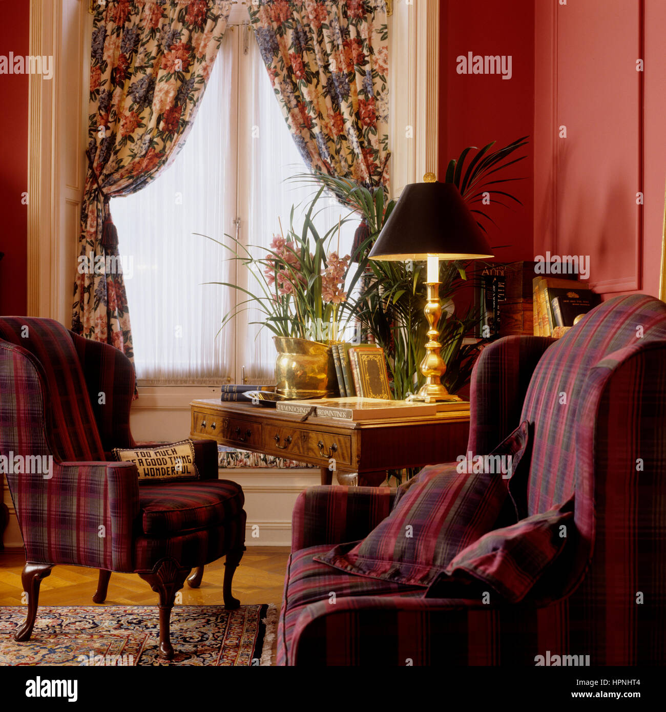 Wingback chair hi-res stock photography and images - Alamy
