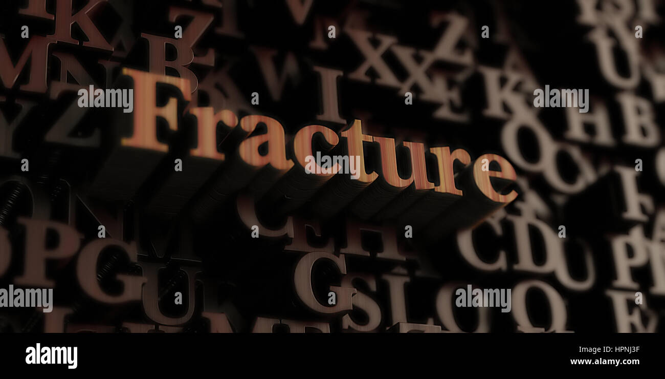 Fracture letters hi-res stock photography and images - Alamy