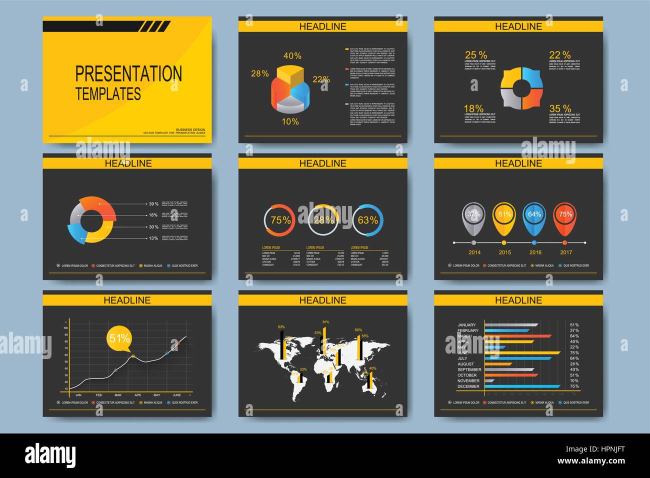 Powerpoint templates Stock Vector Images - Alamy