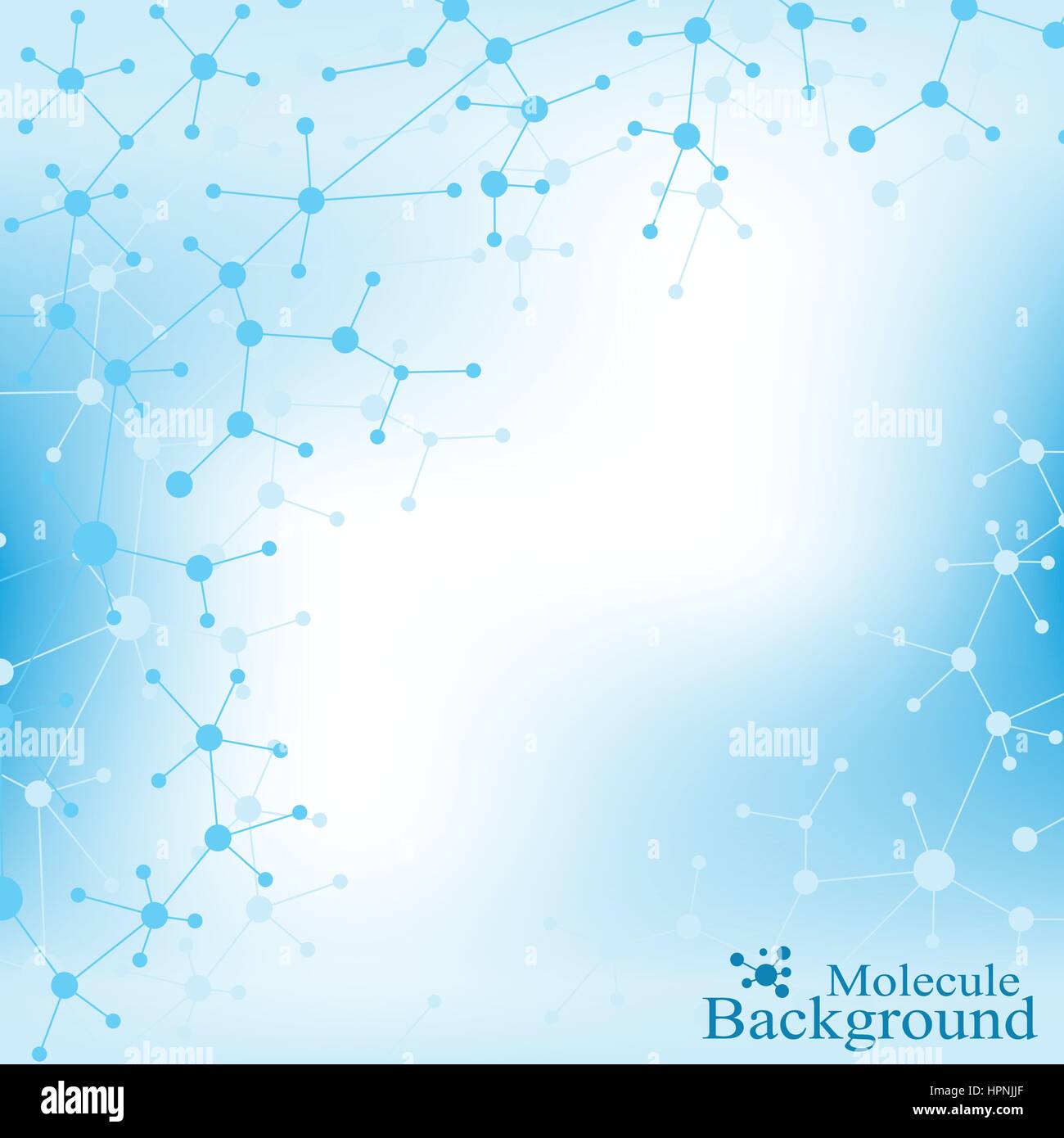 Molecule And Communication With Connected Dots Lines Dna Molecule Structure Graphic