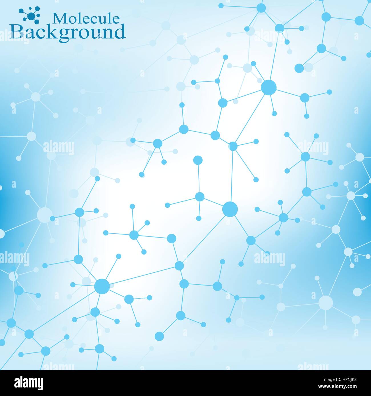 Molecule And Communication With Connected Dots Lines Background For Your Design Vector