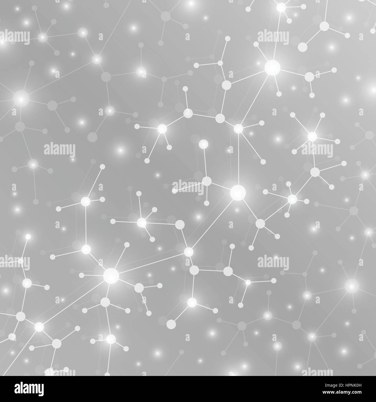 Molecule structure dna and communication background. Connected lines ...