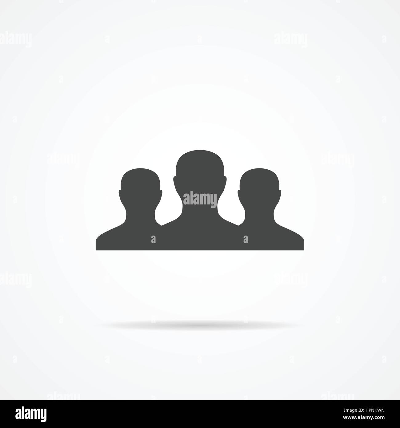 Team vector flat icon on the grey background Stock Vector Image & Art ...