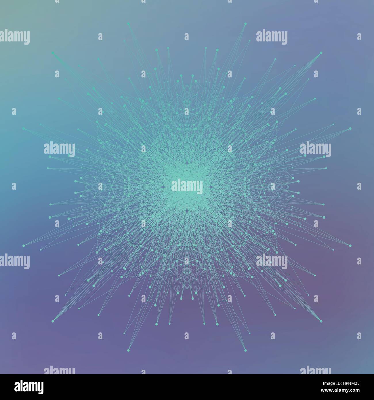 Geometric abstract form with connected line and dots. Graphic ... Geometric abstract form with connected line and dots. Graphic ...