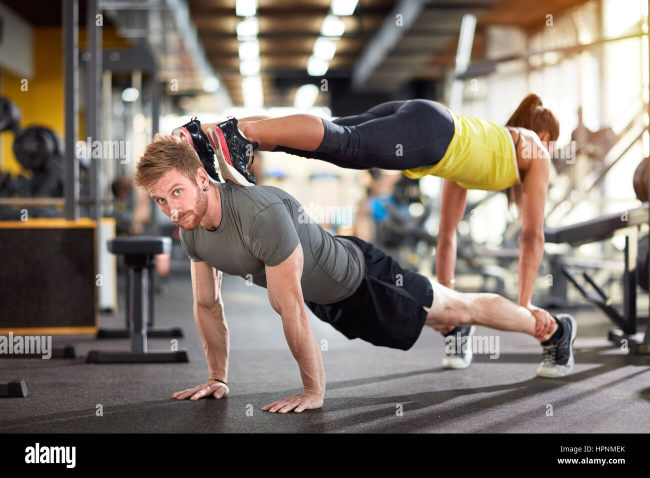 Load training hi-res stock photography and images - Alamy