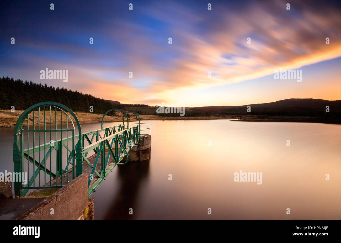 Reservoir in Scotland Stock Photo - Alamy