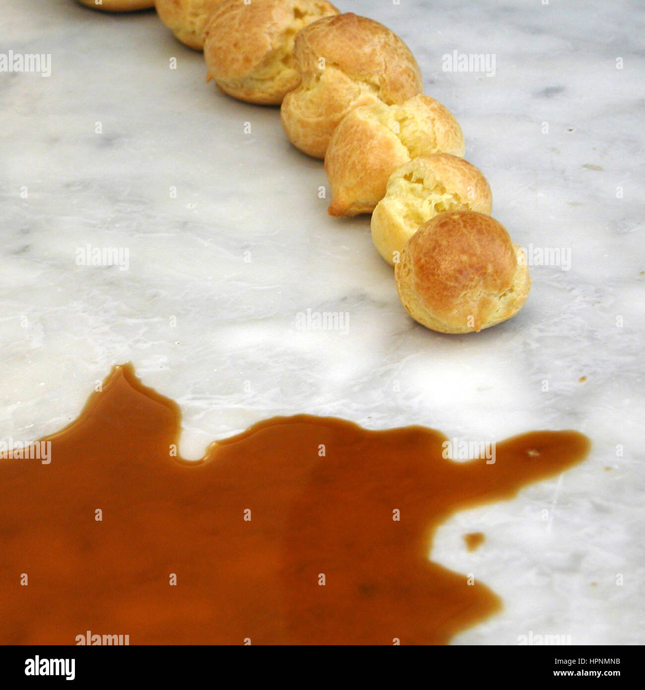 Puffs and coffee Stock Photo - Alamy