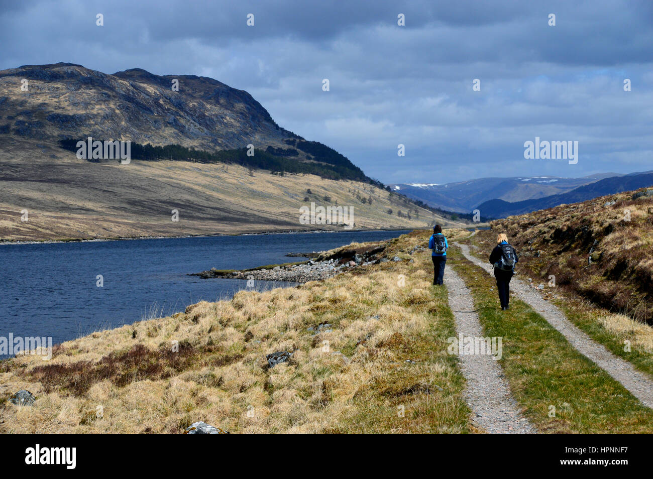 Lochside track hi-res stock photography and images - Alamy