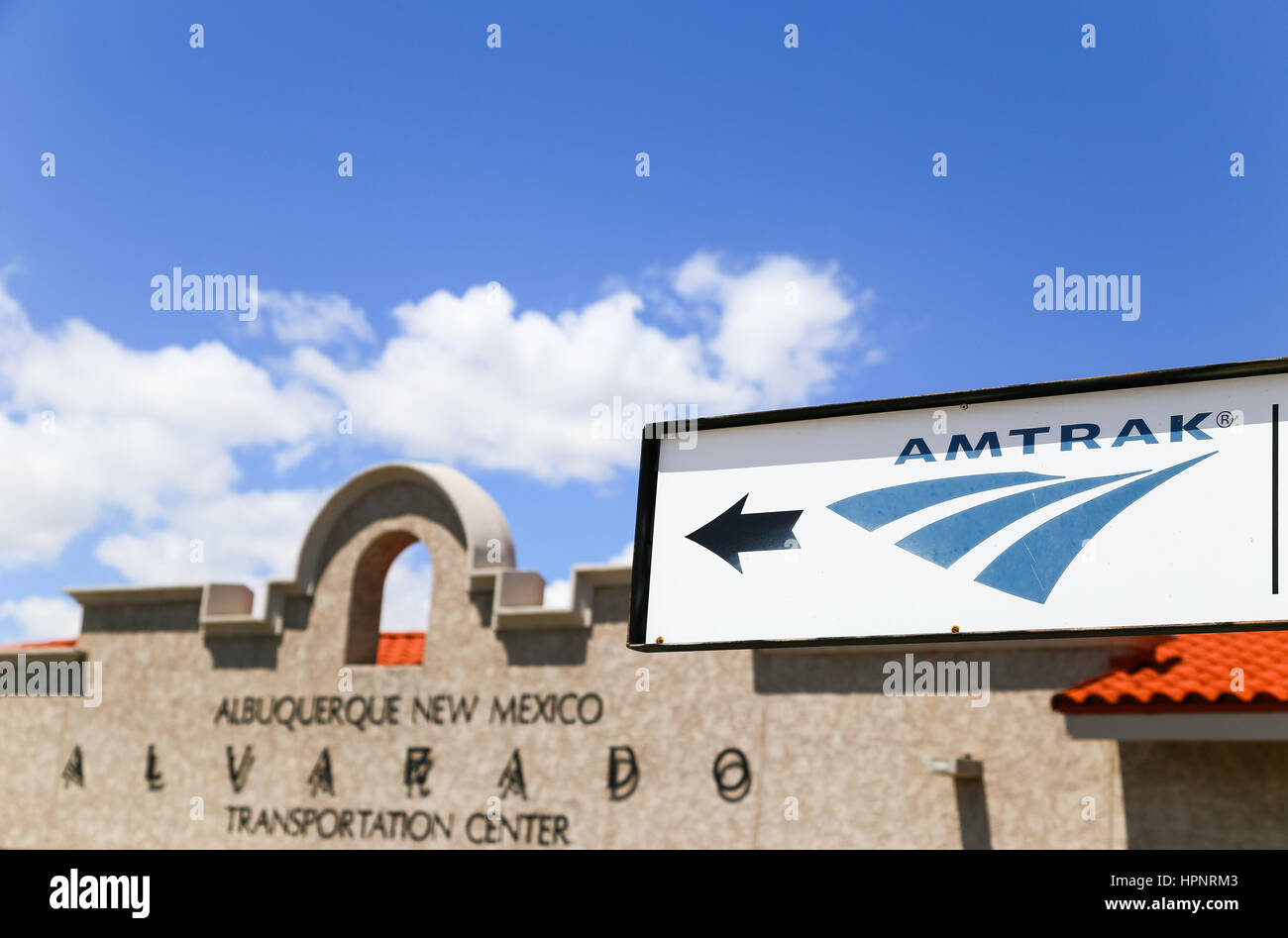Amtrak sign hi-res stock photography and images - Alamy