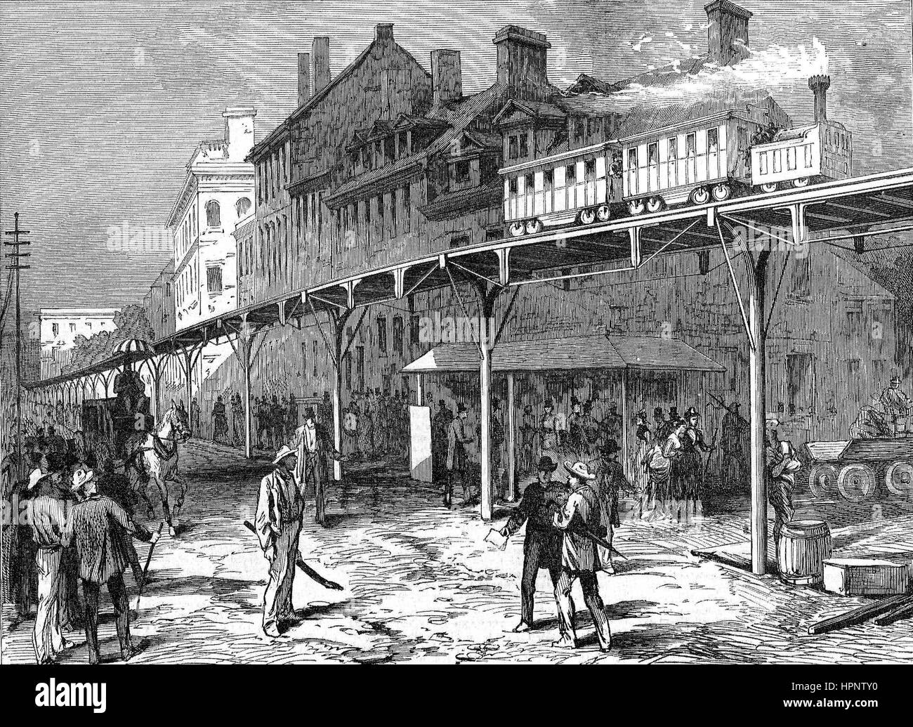 Steam engine train new york hi-res stock photography and images - Alamy