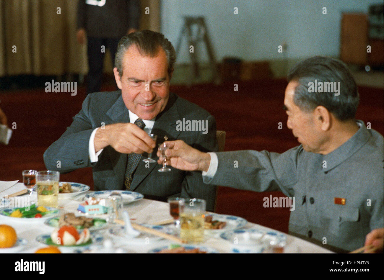 Nixon in china 1972 hi-res stock photography and images - Alamy