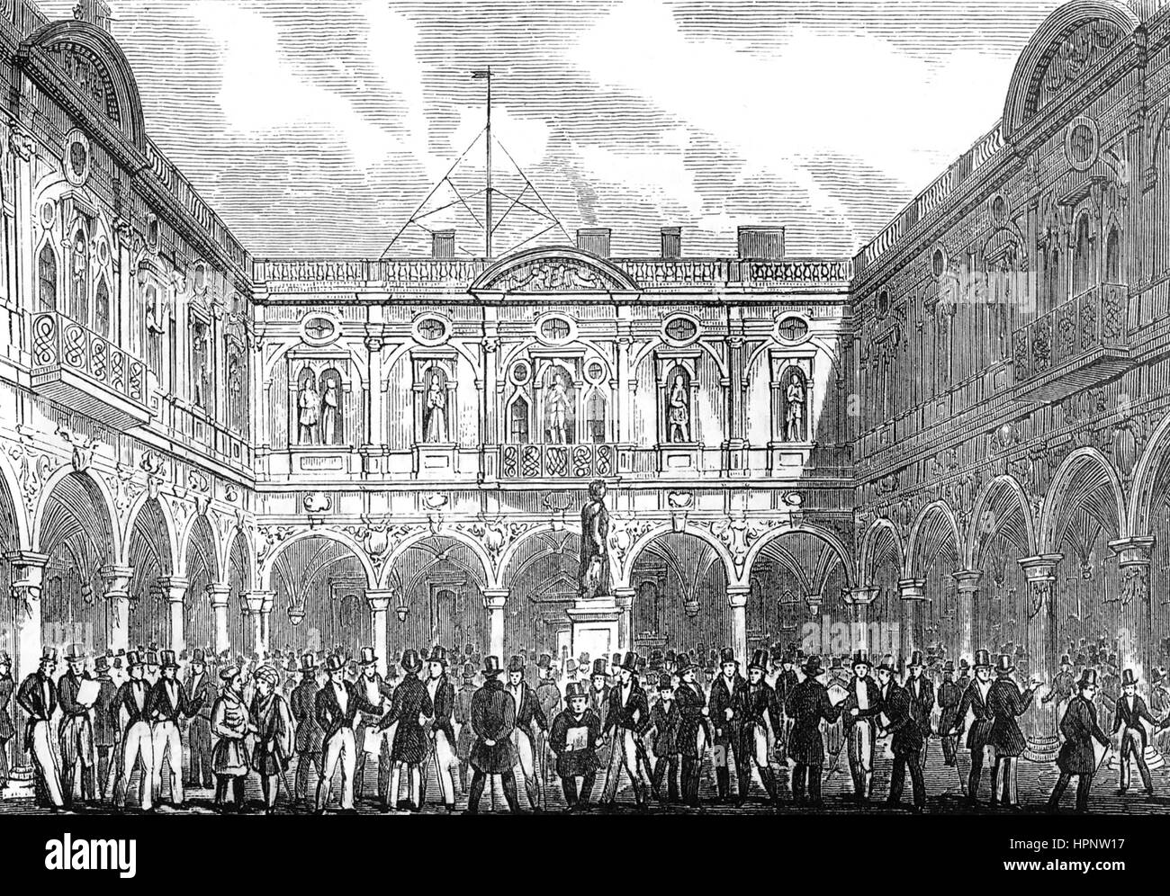 ROYAL EXCHANGE, London. The second building on the site designed by ...