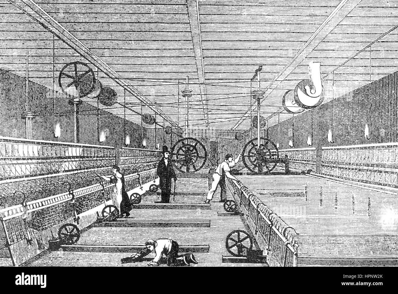 Cotton factory 19th hi-res stock photography and images - Alamy