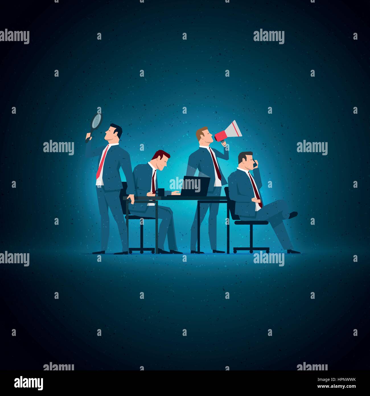 Multitasking vector vectors hi-res stock photography and images - Alamy