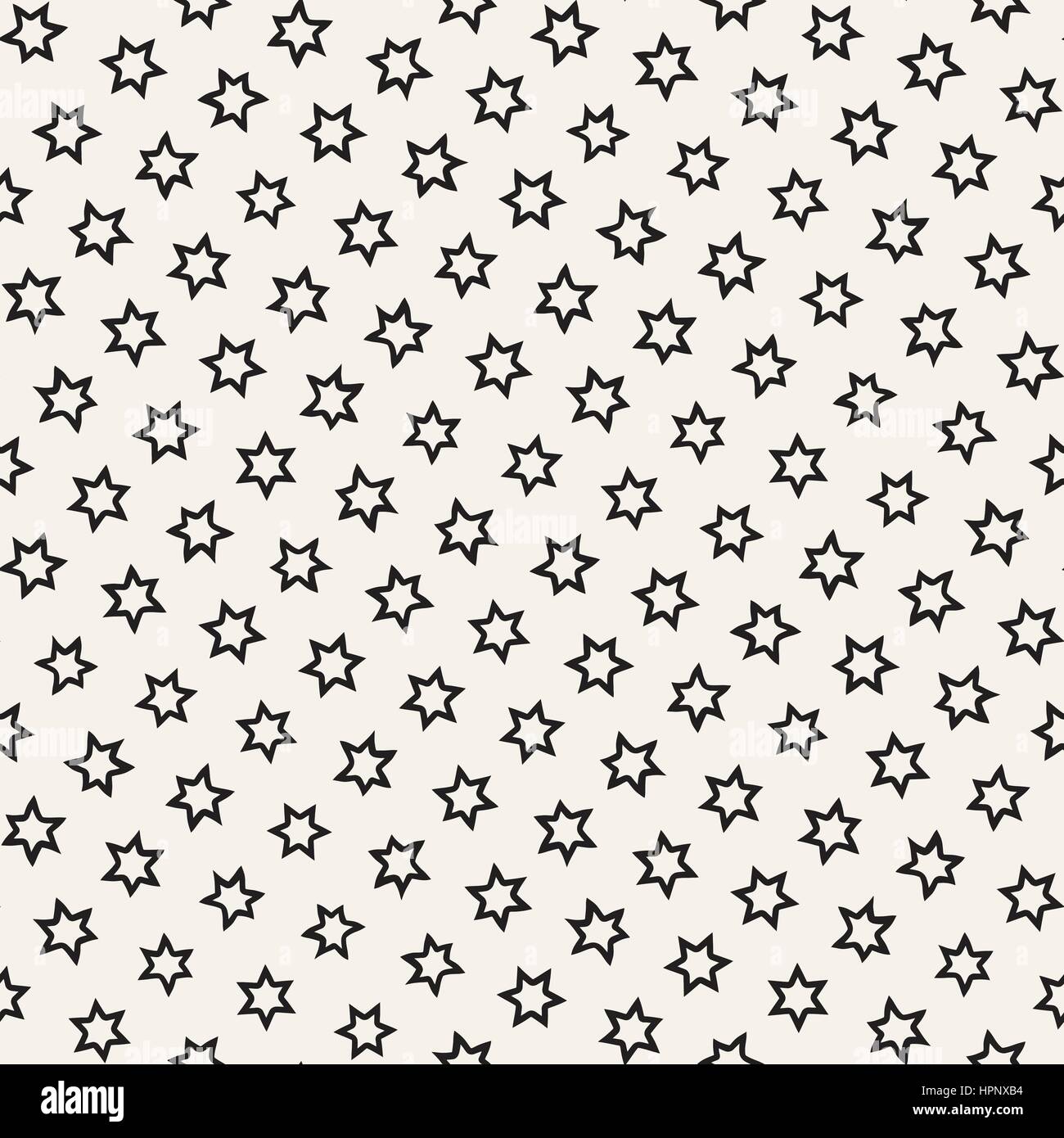 Stylish Doodle Scattered Shapes. Artistic Hand Drawn Texture. Vector ...