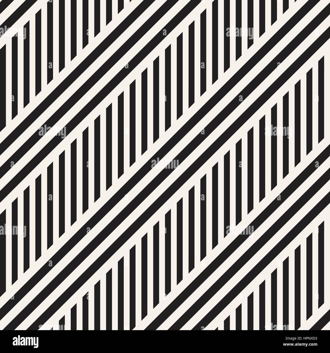 Interlacing Parallel Stripes. Vector Seamless Monochrome Pattern ...