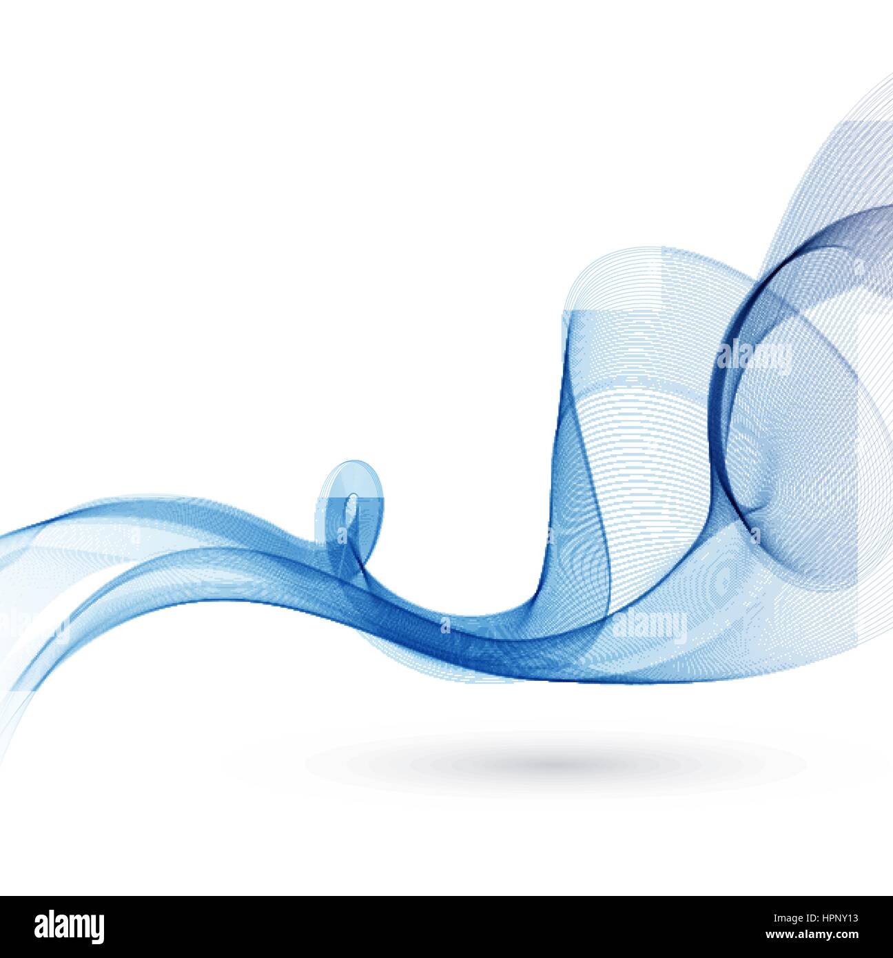 Abstract vector background, blue wavy Stock Vector Image & Art - Alamy