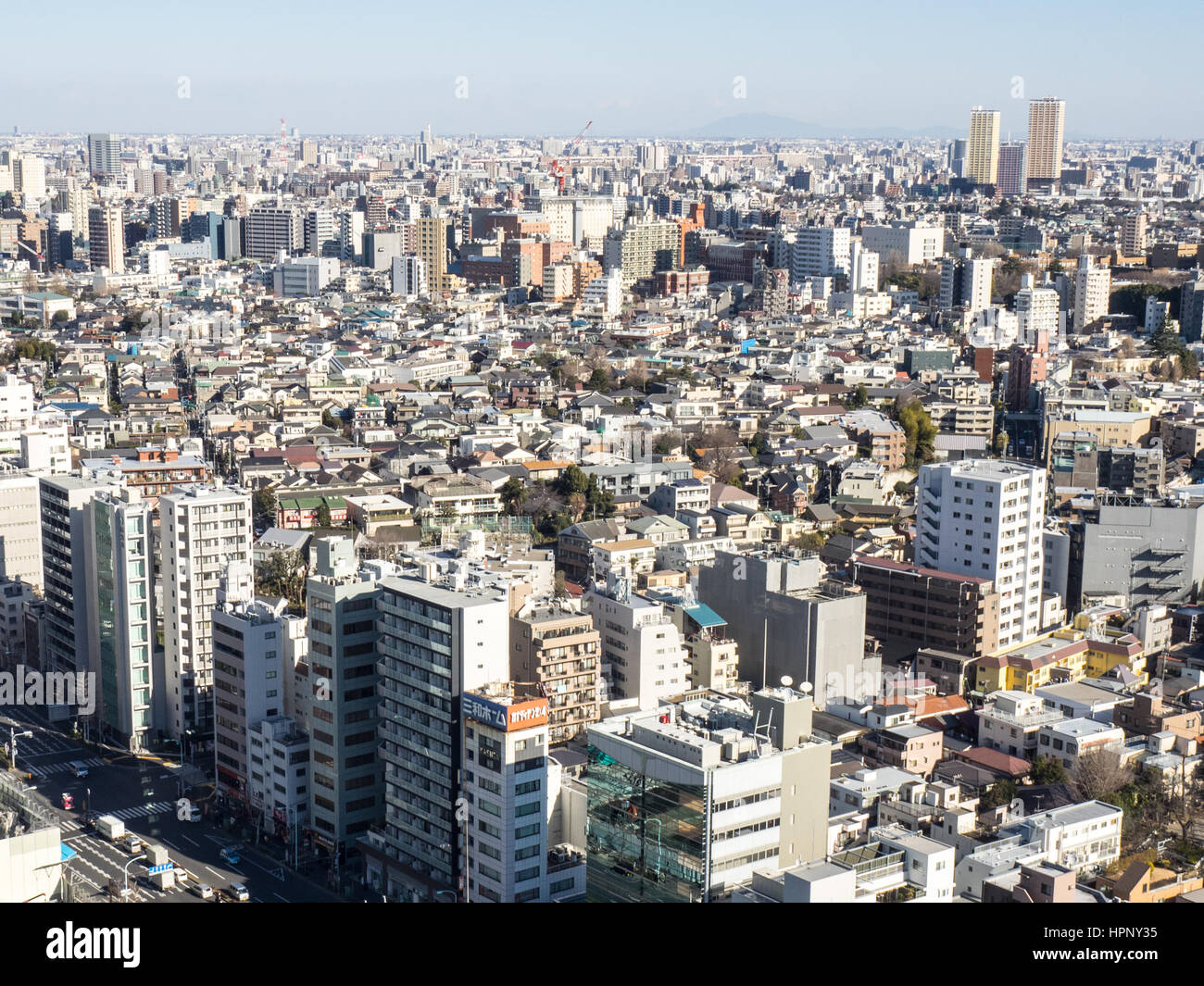 Urban sprawl aerial asia hi-res stock photography and images - Alamy