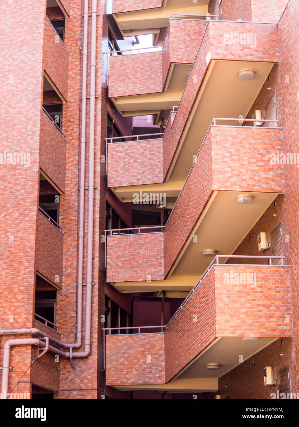 Stairwell in high rise building hi-res stock photography and images - Alamy