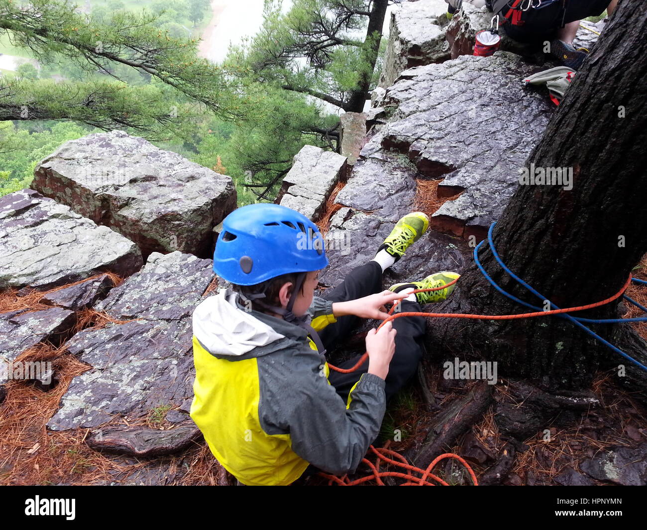 Learning Ropes and Anchors Stock Photo - Alamy