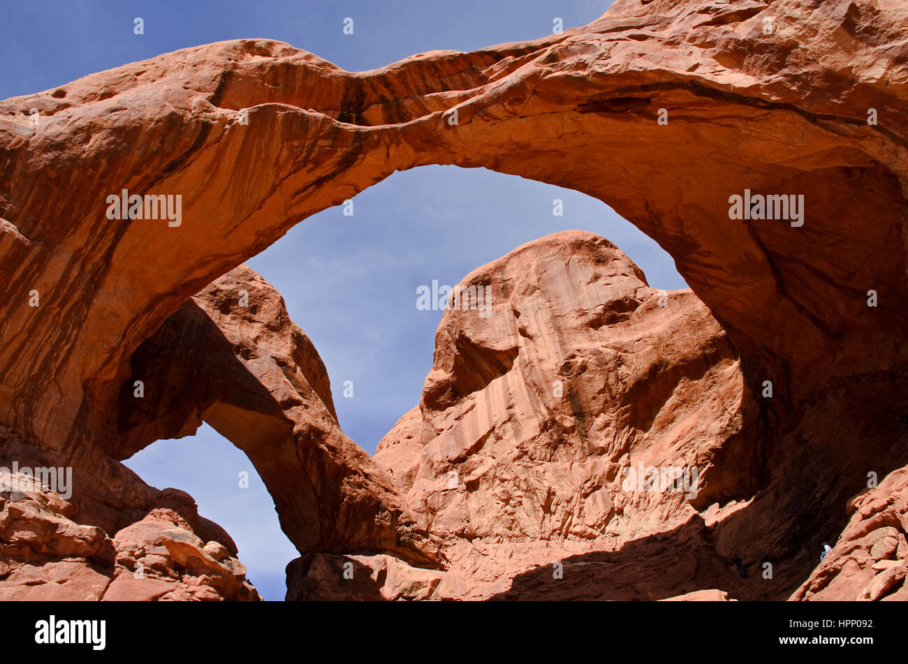 Double arch rock formation hi-res stock photography and images - Alamy