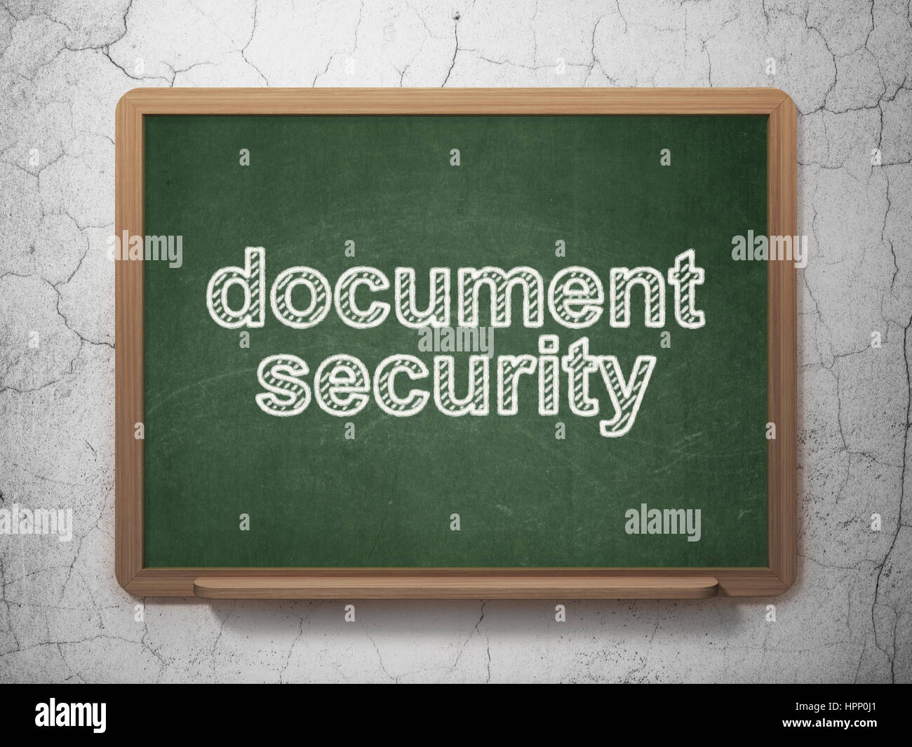 Protection concept: Document Security on chalkboard background Stock Photo - Alamy