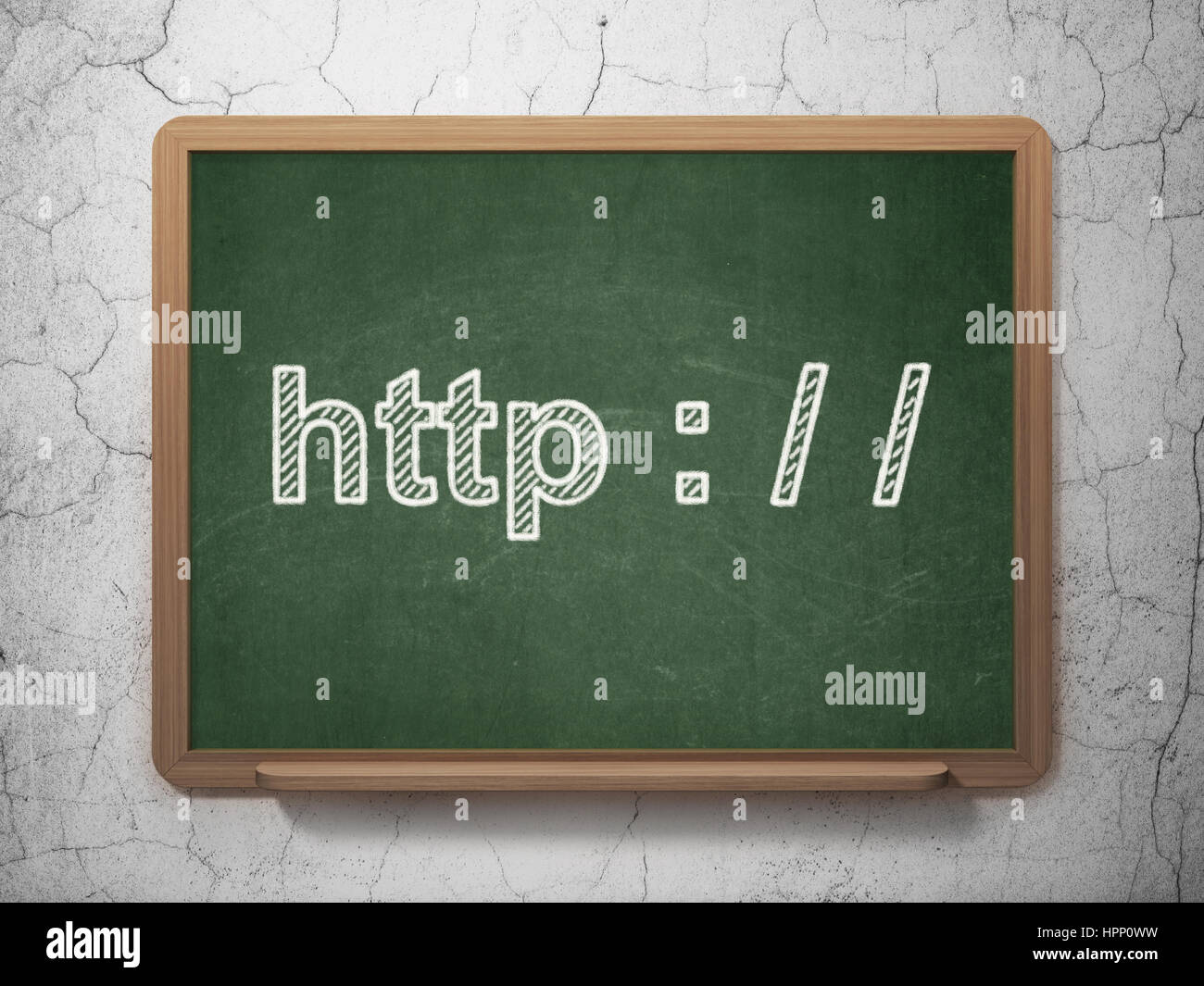 Web design concept: Http : / / on chalkboard background Stock Photo - Alamy