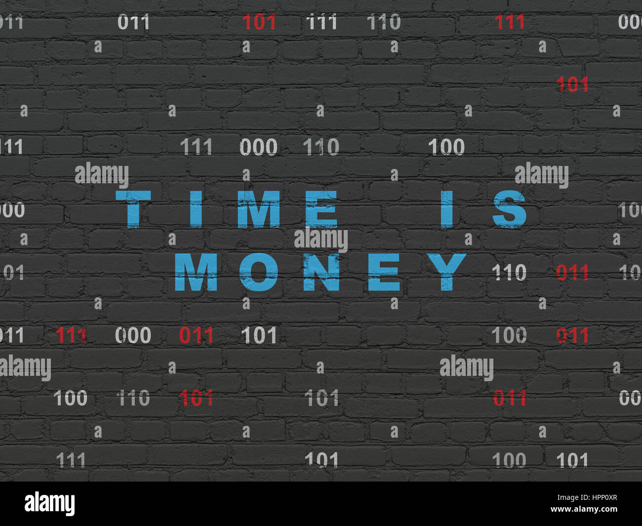 Timeline concept: Time is Money on wall background Stock Photo - Alamy