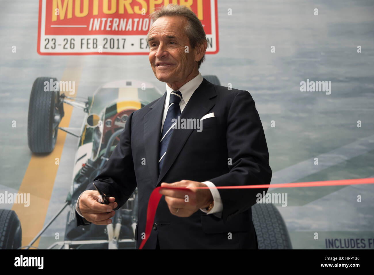 London, UK. 23rd Feb, 2017. Former Les Mans champion Jacky Icks ...