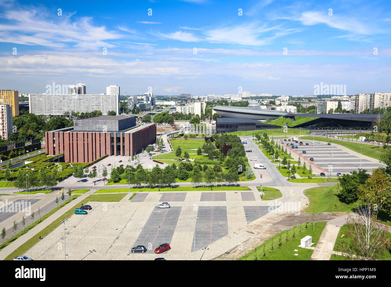Katowice in Poland / City panorama Stock Photo - Alamy